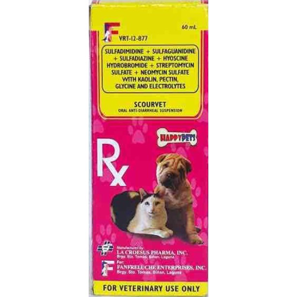 Scourvet Oral Anti Diarrheal Suspension 60ml | Shopee Philippines