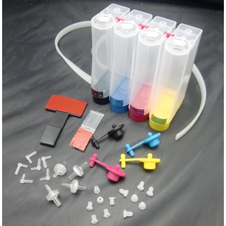 Universal Diy Ciss Kit 4 Color Ink Tank Accessories | Shopee Philippines