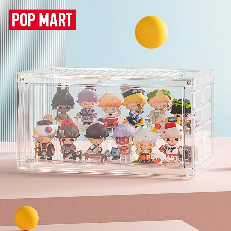 ♂POPMART Bubble Mart container transparent display box blind box doll ...