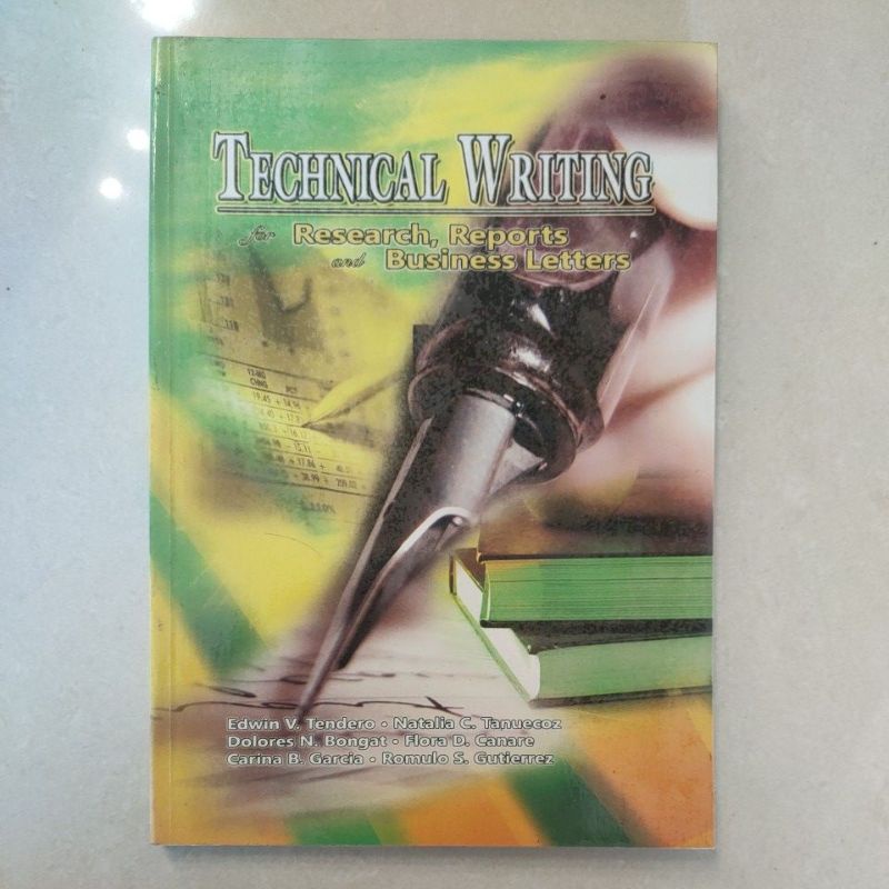 technical writing research reports business letters edwin tendero ...