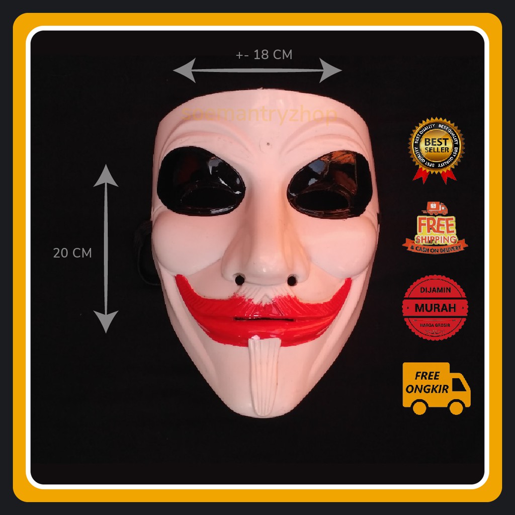 Joker Anonymous Custom Mask Children's Toy single ganong mask free fair ...