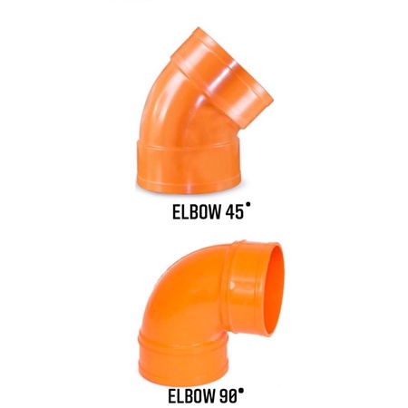 PVC Orange Fittings | Elbow 90, Elbow 45 | | Shopee Philippines