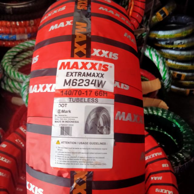 140/70-17 MAXXIS EXTRAMAXX TUBELESS TIRE | Shopee Philippines