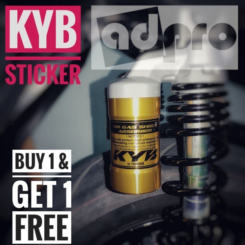 KYB STICKER FOR YAMAHA (unique design) 2layers (SOLD AS PAIR) | Shopee ...