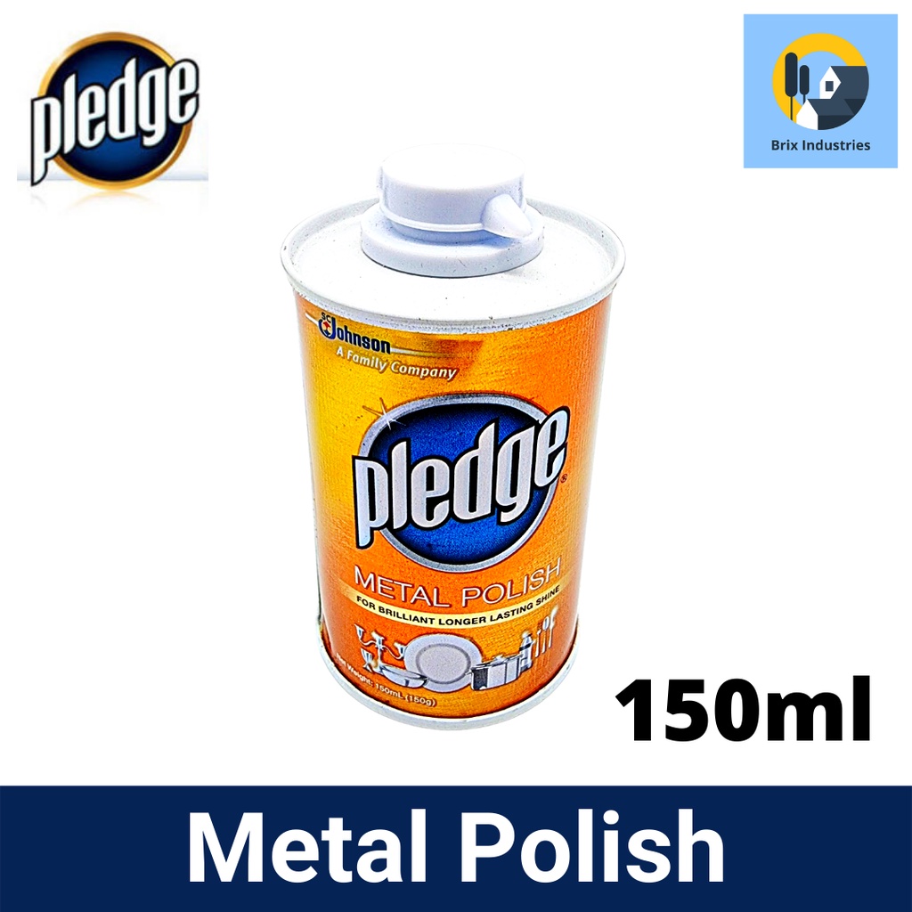 Pledge Metal Polish 150ml For Brilliant Longer Lasting Shine | Shopee ...