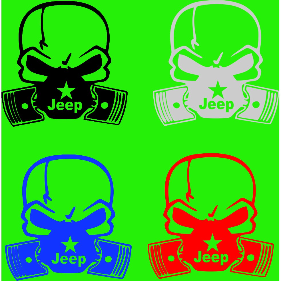 Sticker Cutting Motif New Jeep | Shopee Philippines
