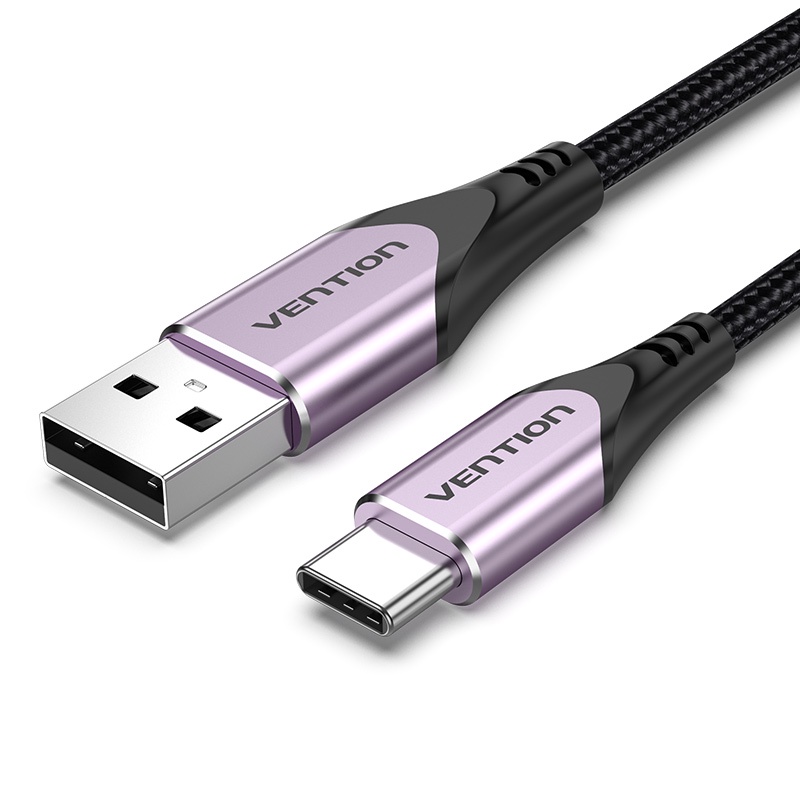 Vention USB Type C Cable 3A Fast Charge Nylon USB A to USB C Cable ...