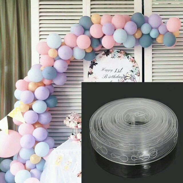 5m transparent balloon chain connection chain transparent balloon ...
