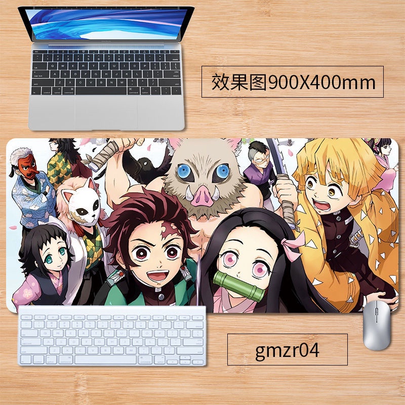 Demon Slayer Mouse Pad Anime Oversized Gaming Desktop Keyboard Office ...