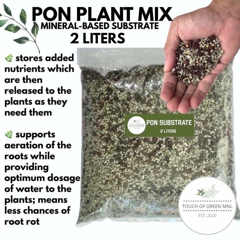 PON PLANT MIX 2L (MIneral based substrate) | Shopee Philippines