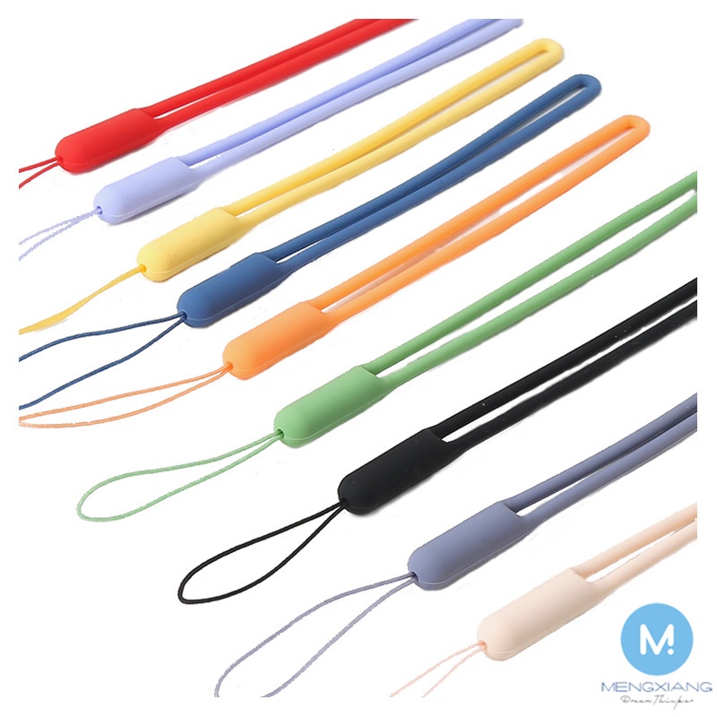 Candy Soft Silicone Hand Rope Soft Elastic Wrist Straps Lanyard Cord ...