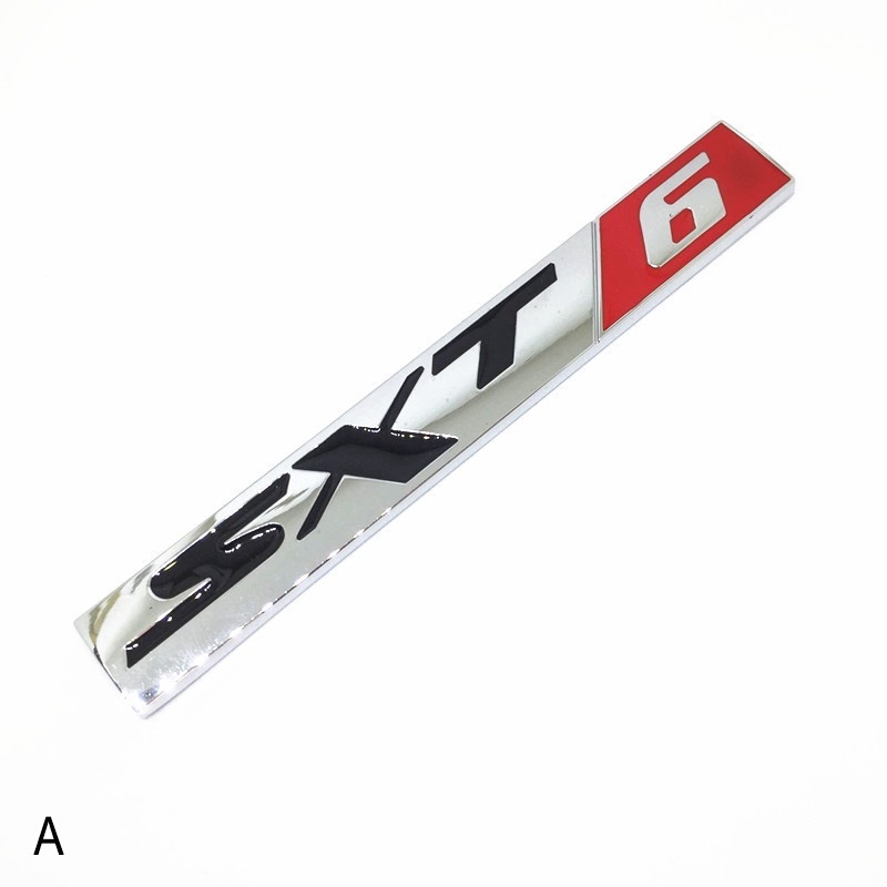 3D Metal Chrome SXT6 SXT 6 Emblem Badge Car stickers Auto Decor Trunk ...