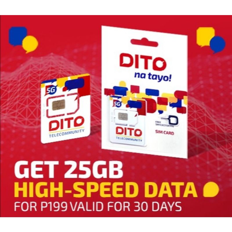 DITO SIM (Prepaid sim) | Shopee Philippines