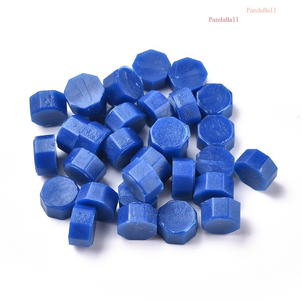 PandaHall 100pc Sealing Wax Particles for Retro Seal Stamp Octagon Royal Blue 9mm | Shopee ...