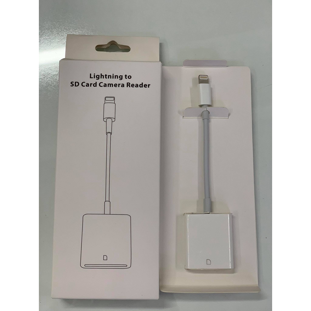 Sd card reader cable for Apple phones and tablets with otg cap connects ...