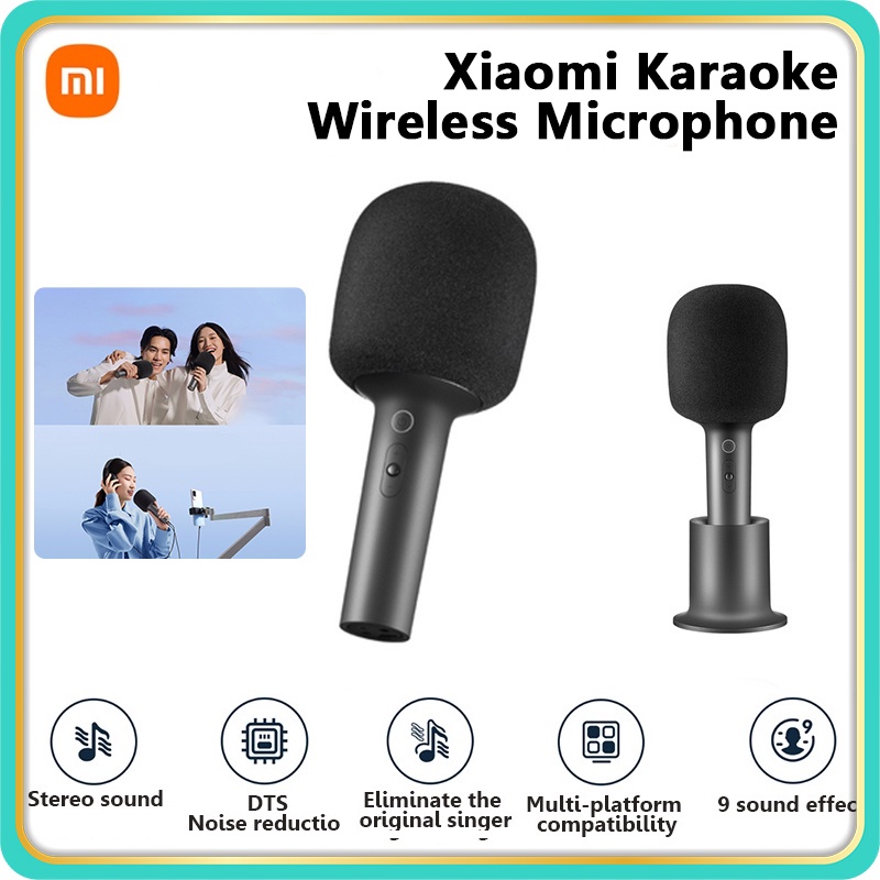 Xiaomi Mijia K Song Microphone Bluetooth Videoke Mic KTV Stereo ...