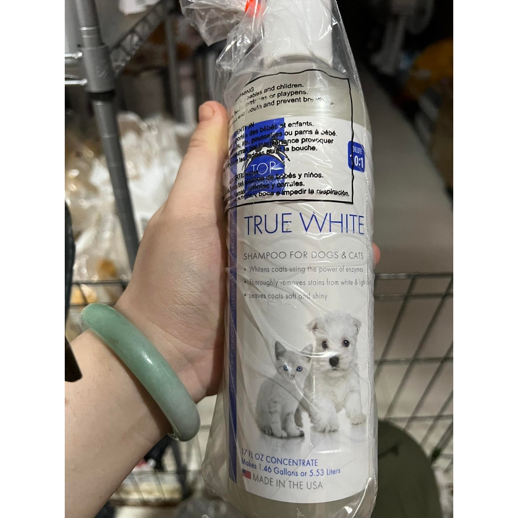 Top Performance True White Whitening Pet Shampoo, 17-Ounce Made in USA ...