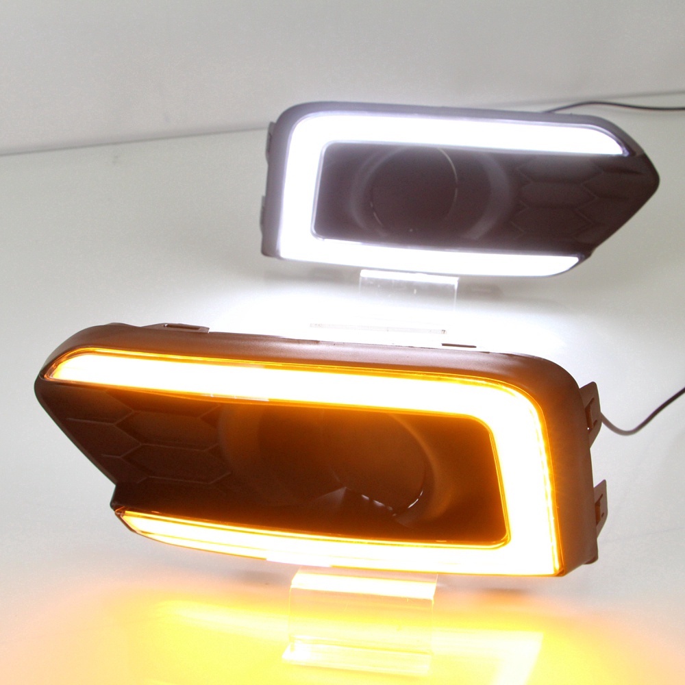 For Honda City 2017-2019 DRL Daytime Running Light LED Day Light Fog ...