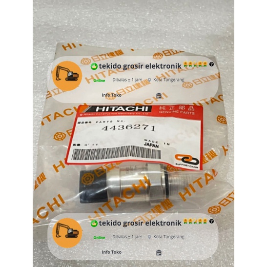 Hitachi Zaxis200 Zaxis 200 210 Pressure Main Pump Sensor 4436271 Oem ...