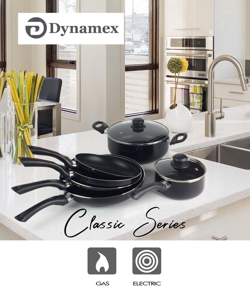 Dynamex Classic Aluminum Non-Stick Sauce Pan with Lid 16cm | Shopee ...