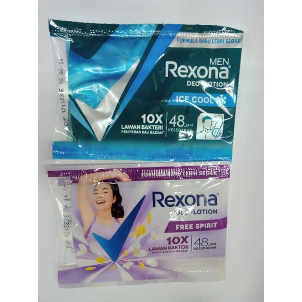 Rexona deo lotion sachet 9g contains 3 pcs | Shopee Philippines