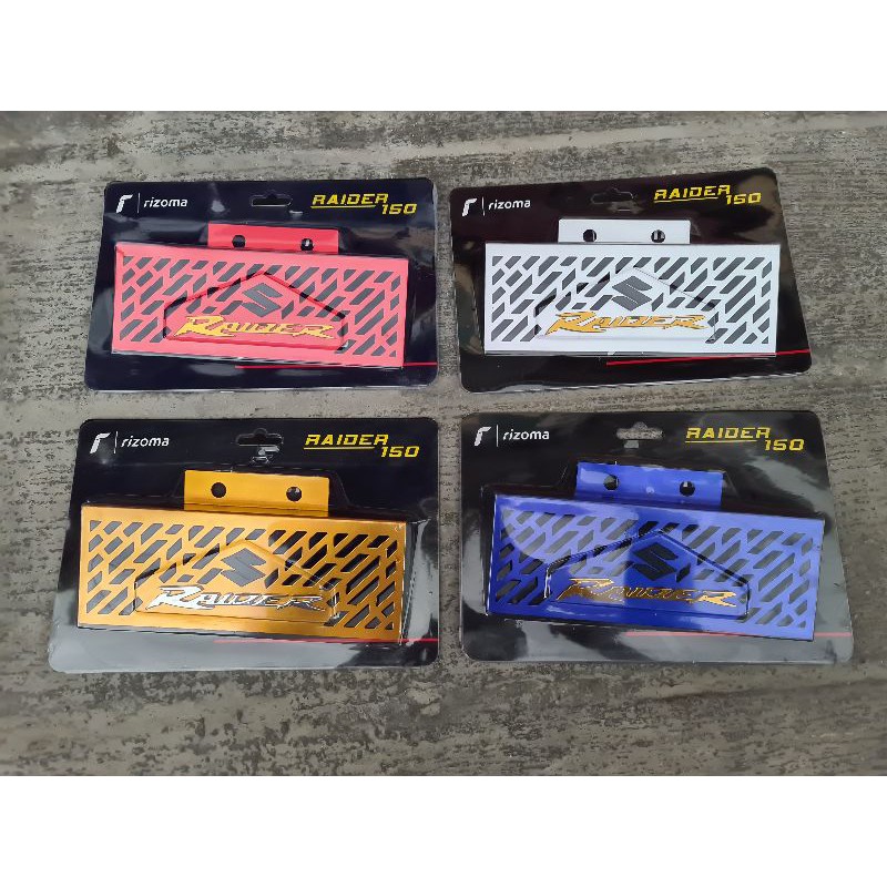 RIZOMA ALLOY OIL COOLER COVER FOR RAIDER 150 CARB TYPE | Shopee Philippines