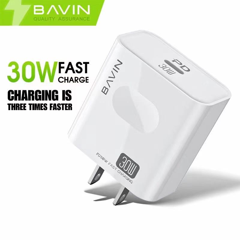 BAVIN PC818 30W PD Fast Charger Adapter PD 30W Fast Charging ...