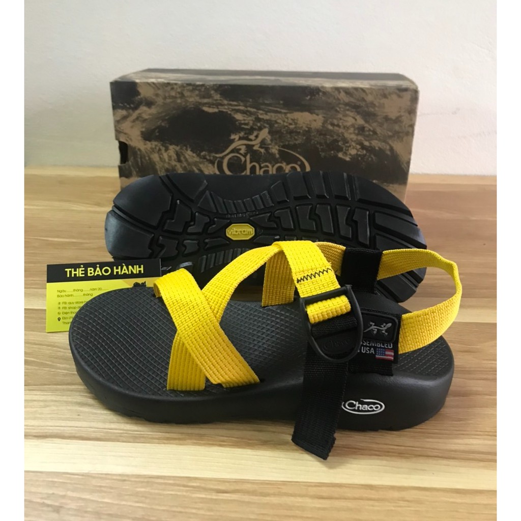 Chaco Uniex sandals in yellow and black | Shopee Philippines