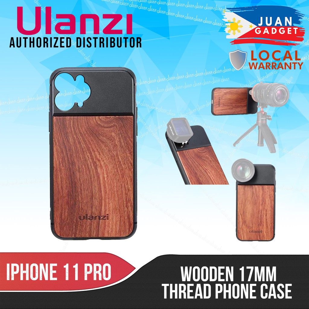 Ulanzi Wooden 17mm Thread Phone Case for iPhone 11 Pro | Shopee Philippines