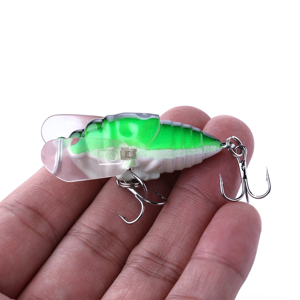 Artificial Insect Fishing Lure Cicada Plastic Hard Bait Surface Bass ...