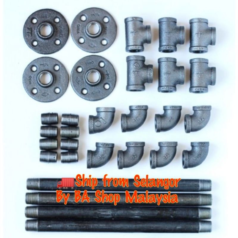 Gi Fitting 3/4" GI pipe fittings Galvanized Iron besi nipple socket ...