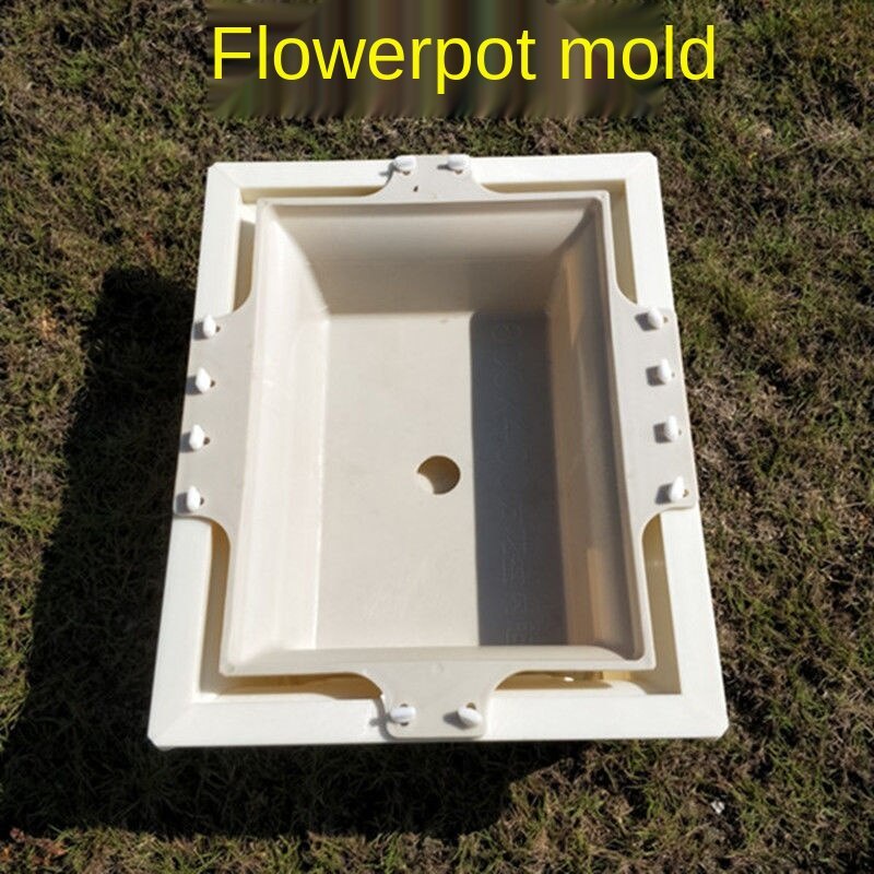 znnQ Flower Pot Mold Cement Products Bonsai Potted Plastic Abrasive ...