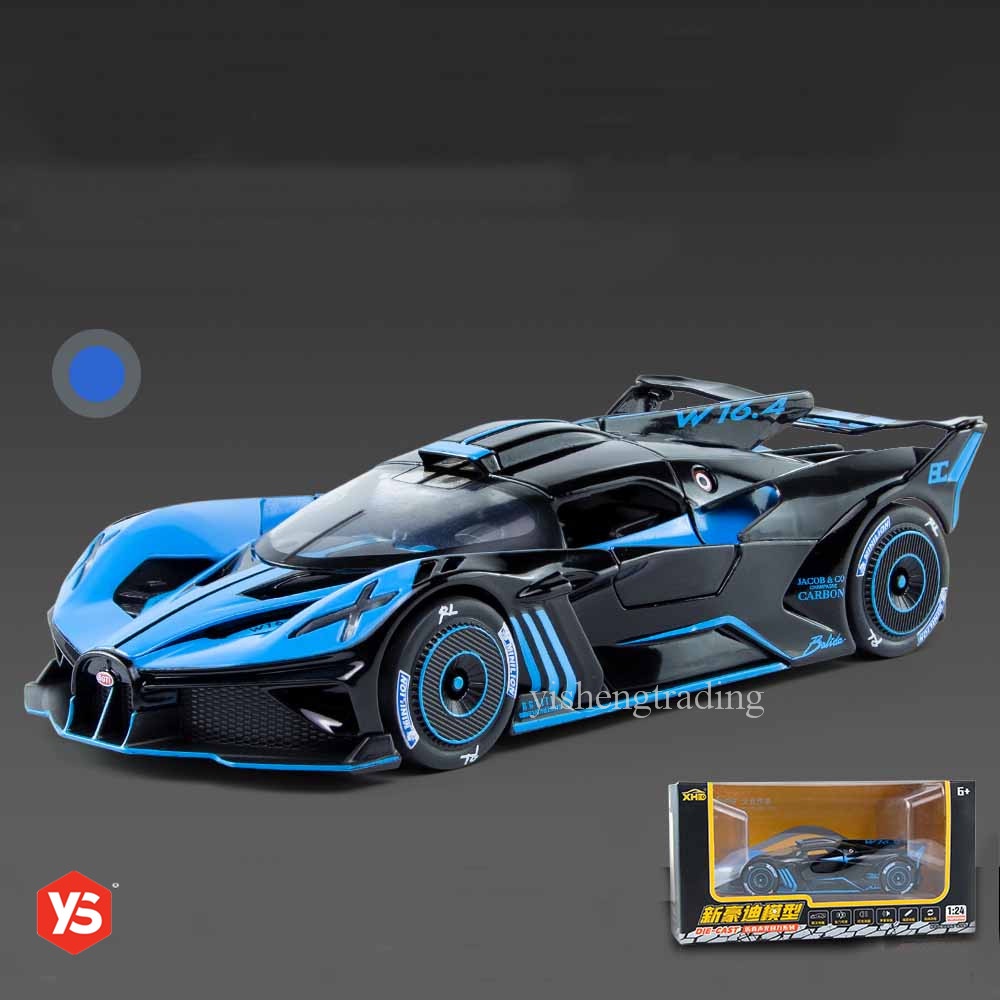 1:24 Scale Bugatti BOLIDE Diecast Model Car Alloy Toys Car Collection ...