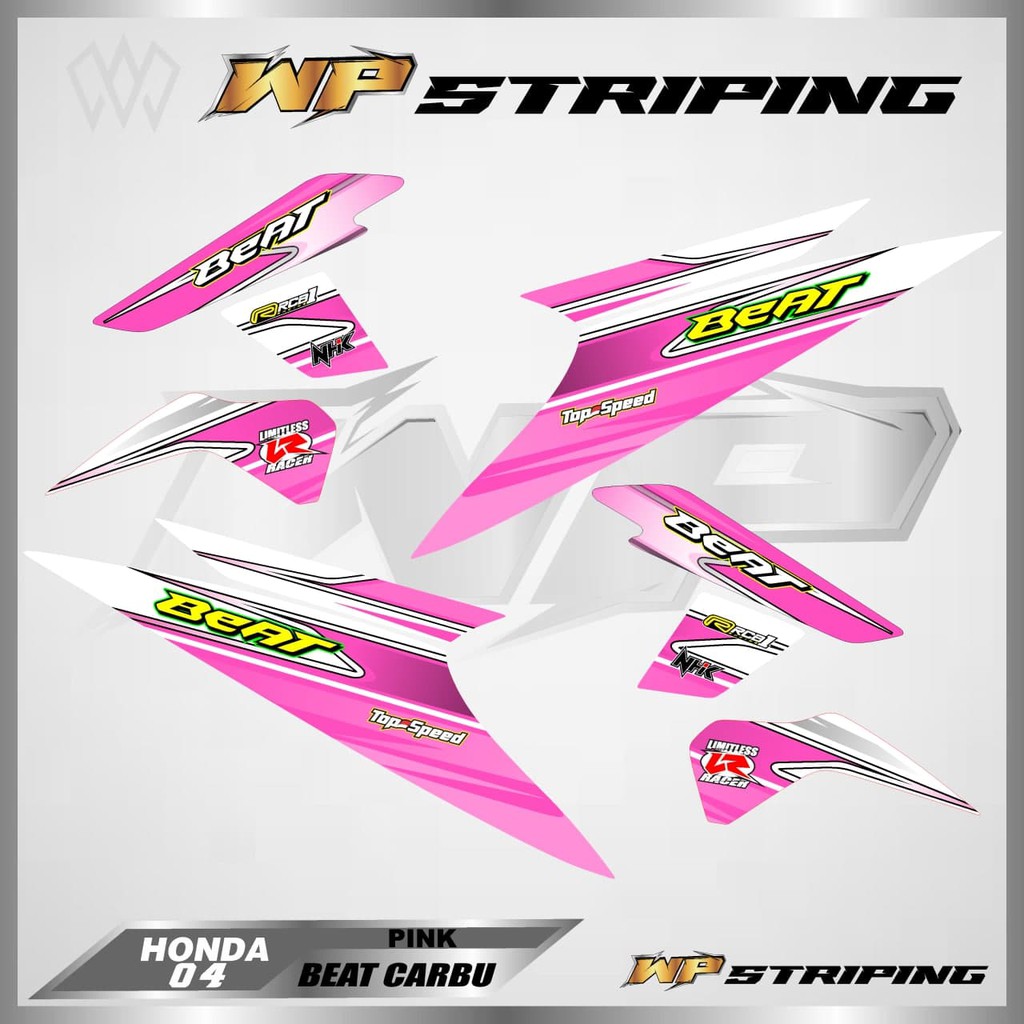 Striping BEAT KARBU/STRIPING Sticker Variation LIST Scotlet HONDA BEAT ...