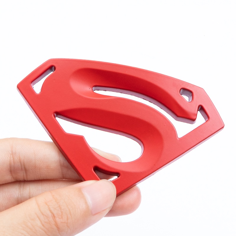 Personalized Metal Car Sticker Superman Logo 3D Three-Dimensional ...