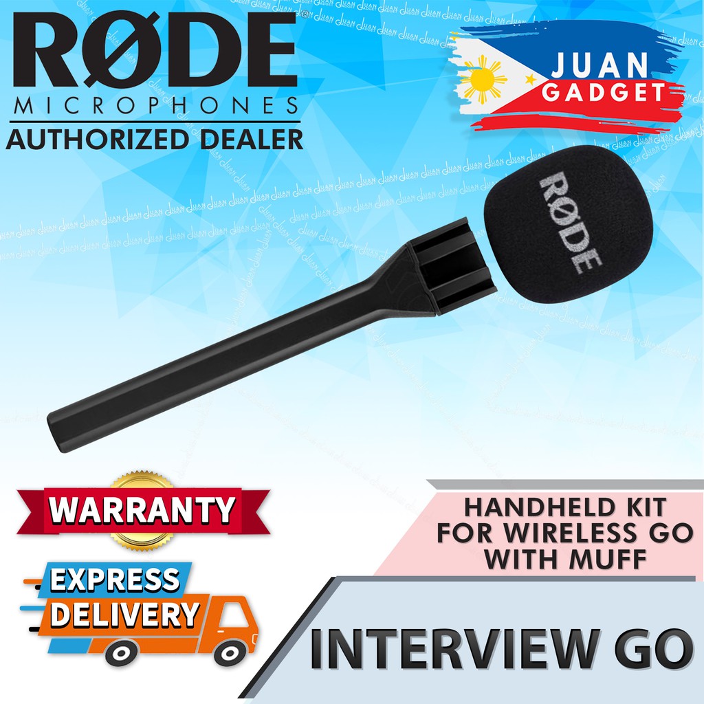 Rode Interview Go Handheld Mic Adapter for the Wireless Go (Black) | JG ...