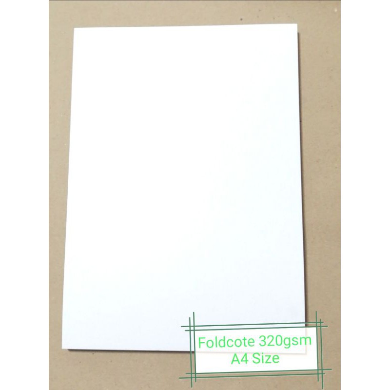 25/50pcs Fold cote / Foldcote Board Paper 220gsm/250gsm/300gsm/320gsm ...