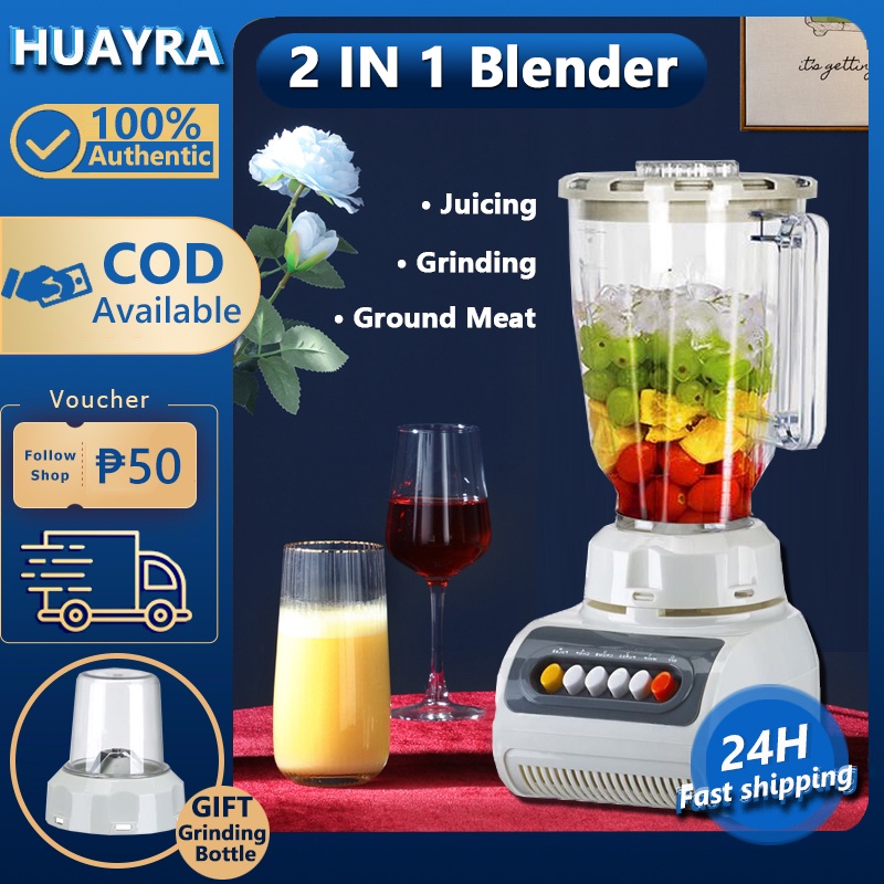 2-IN-1 Blender heavy duty with 1.5L Jug (Electric Blender + MILLER ...