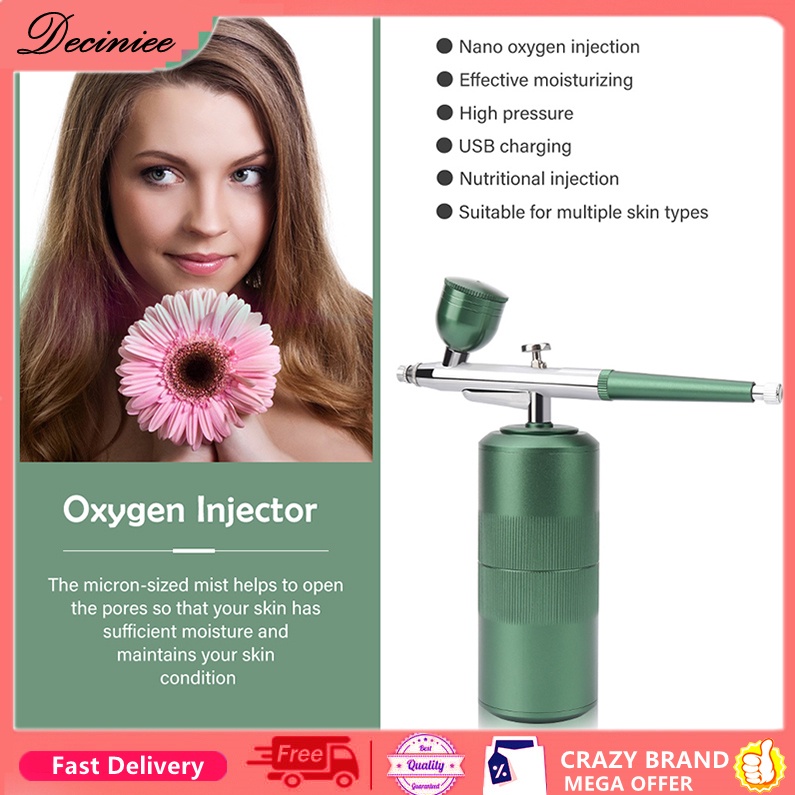 Facial Airbrush Sprayer Water Oxygen Injection Facial Machine Skin ...