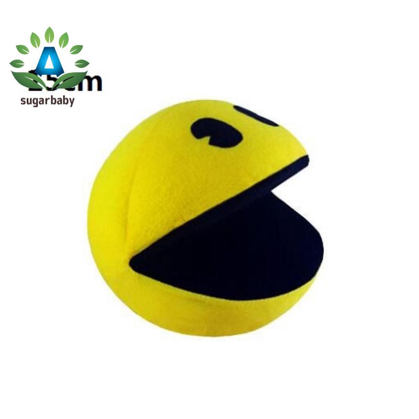 1 Pcs. Pixels Movie Pacman Stuffed Toy Doll, Pac Man Pac-man Smiling ...