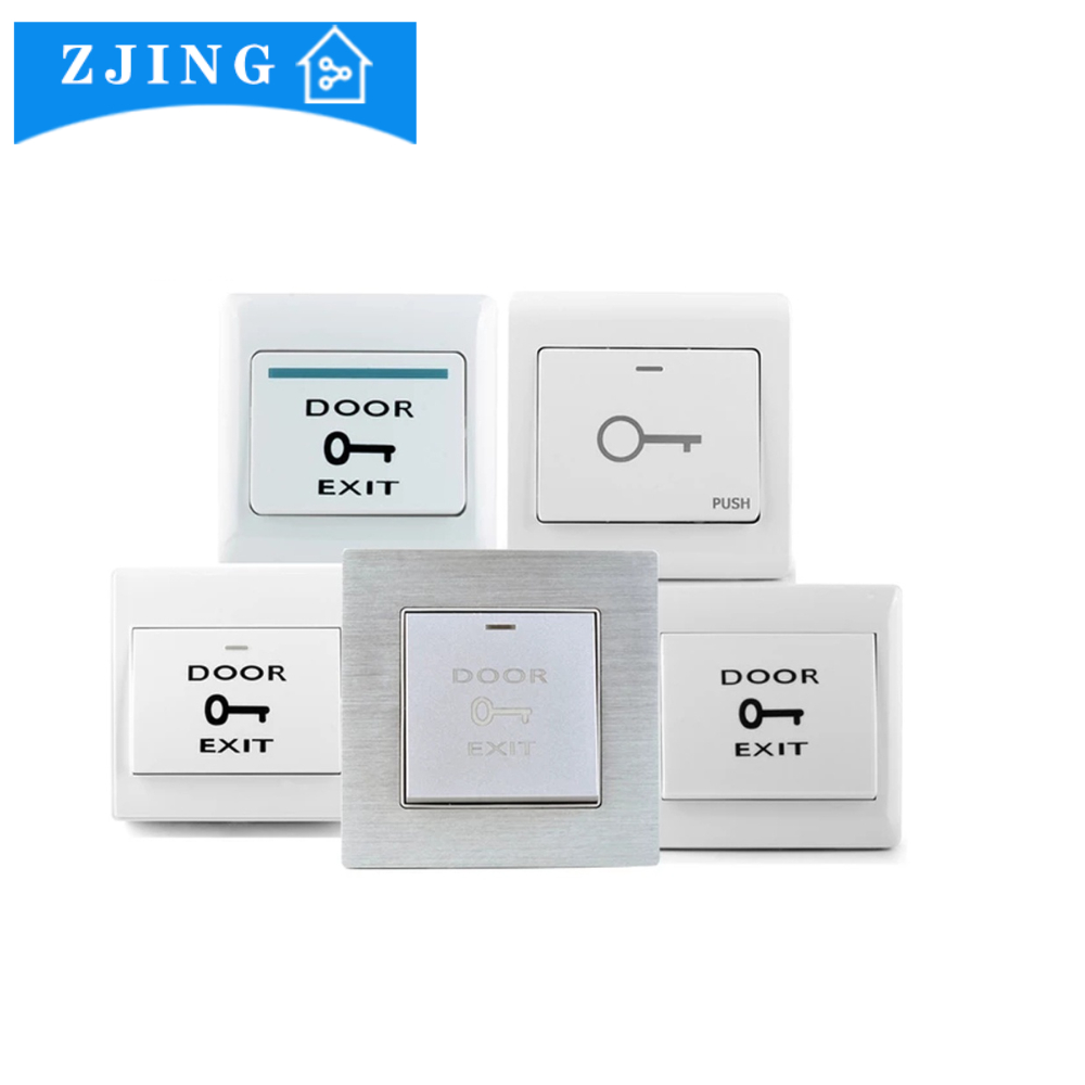 Fireproof Plastic ABS Door Exit Button Release Emergency Push Switch for door Entry access ...