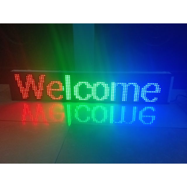 Programmable Running LED sign board (outdoor) | Shopee Philippines