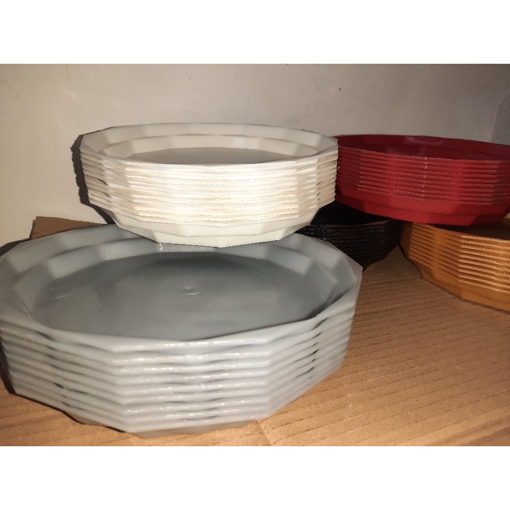 10PCS Colorful saucer / indoor catch plates for plant pots (5.5 to 8 ...
