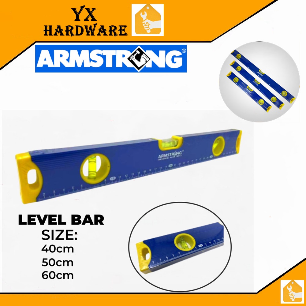 ARMSTRONG LEVEL BAR 40cm 50cm 60cm | Shopee Philippines