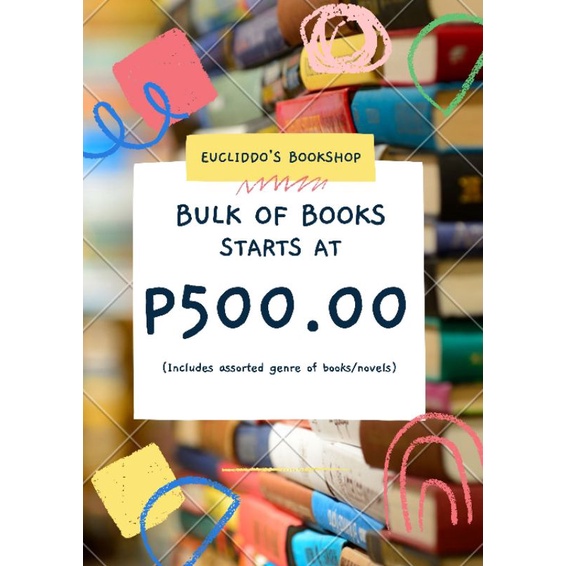 Bulk of Books (Assorted genre) | Shopee Philippines