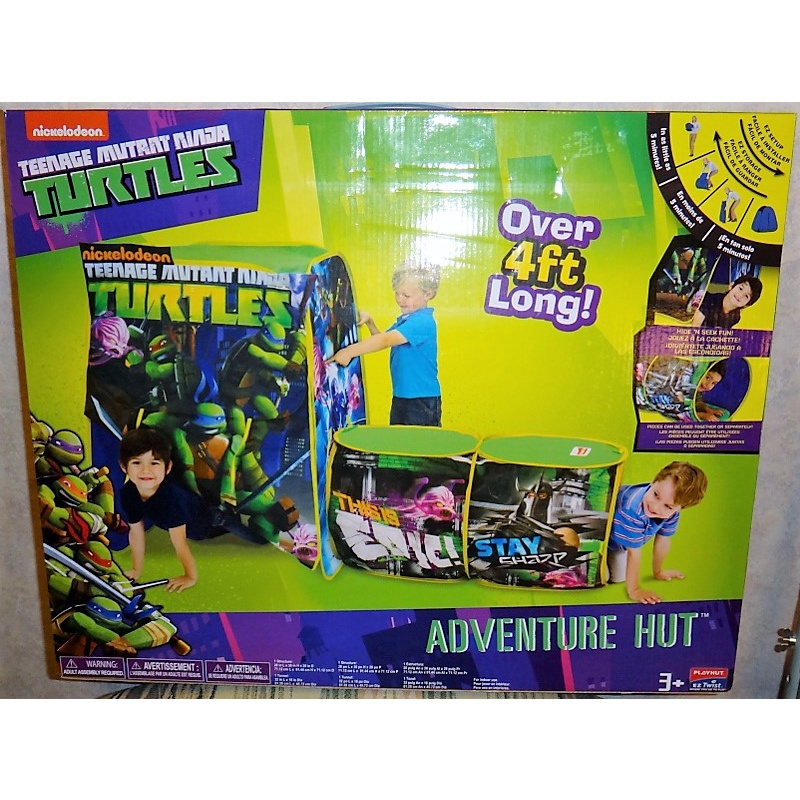 Playhut Teenage Mutant Ninja Turtles Adventure Hut Playtent NewUSA ...