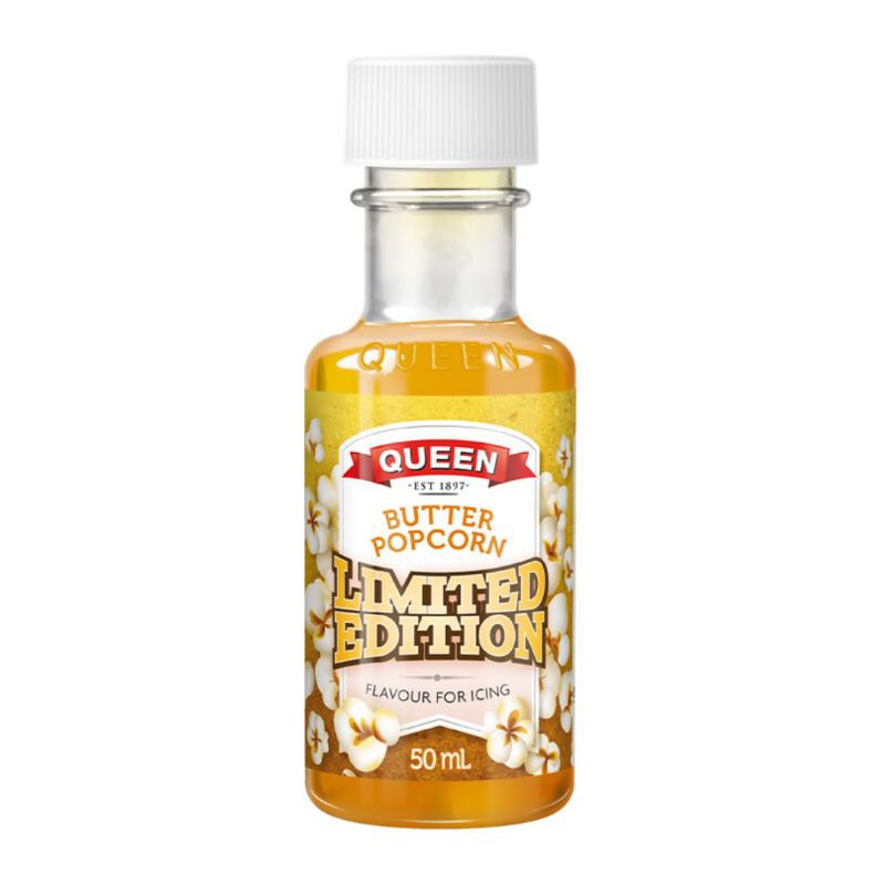 LIMITED EDITION QUEEN BUTTER POPCORN FLAVOUR FOR ICING 50ML | Shopee ...
