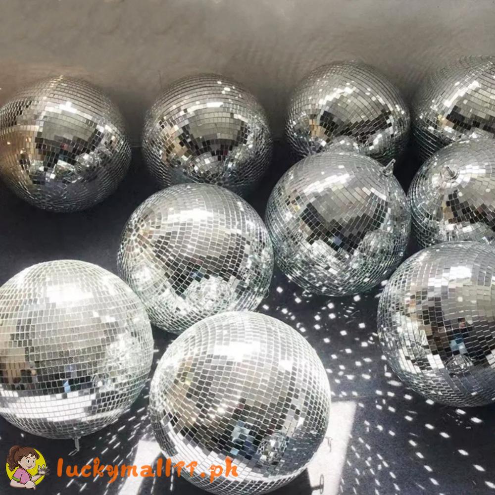 10In Mirror Glass Disco Ball Large DJ Dance Home Party Bands Club Stage ...