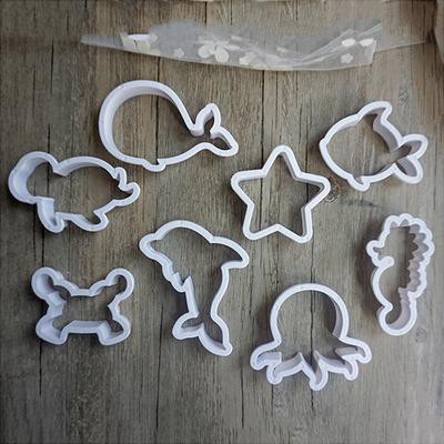 8pcs Sea Creatures Cookie Cutter Fondant Tools Biscuit Mould | Shopee ...
