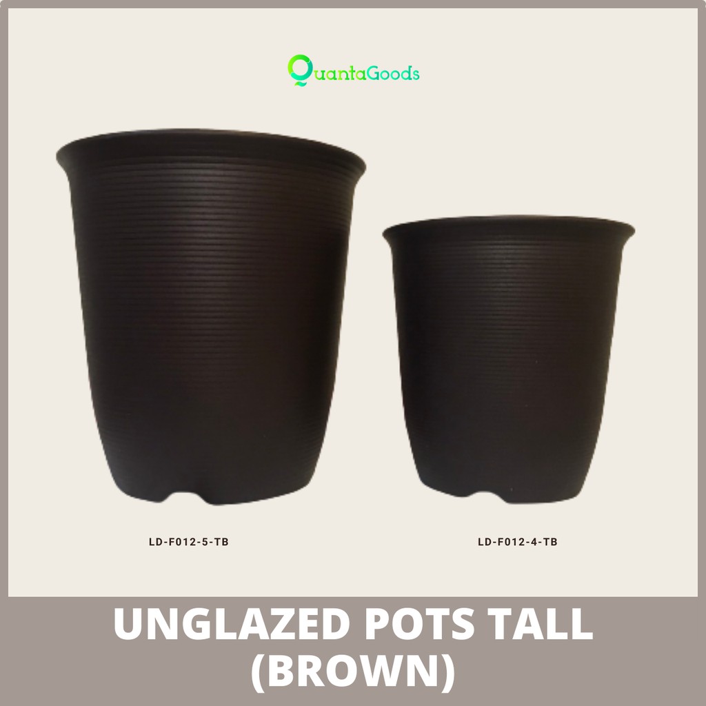 Luder Unglazed Flower Pots (Tall) | Shopee Philippines